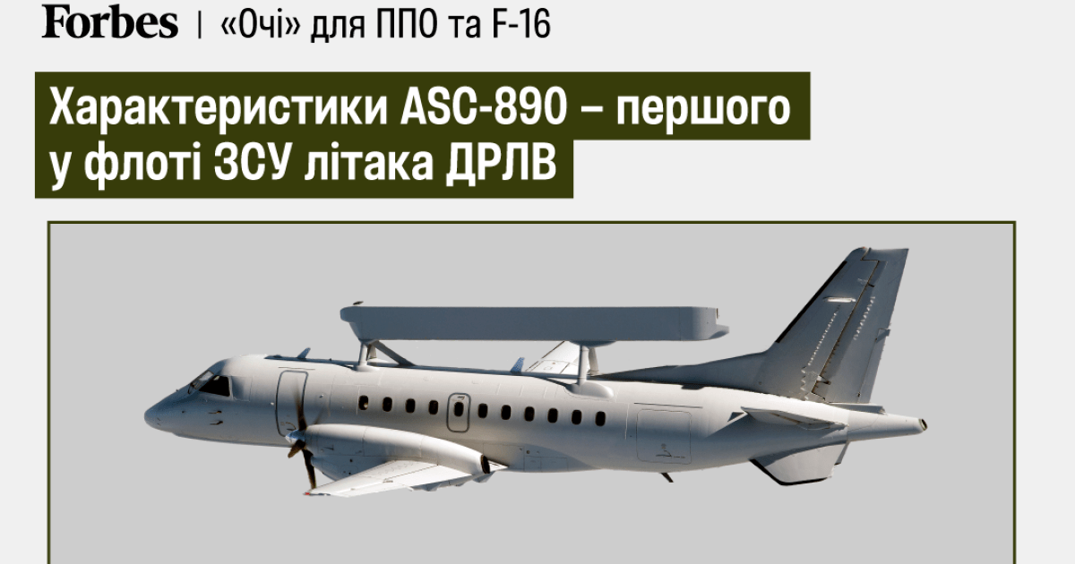 Швеція дає літак ASC 890, або Saab 340AEW: як він посилить ППО України — Forbes.ua