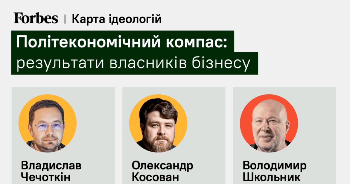 Політичний компас. Яка ідеологія у бізнес-лідерів, а яка у політиків та виборців? — Forbes.ua